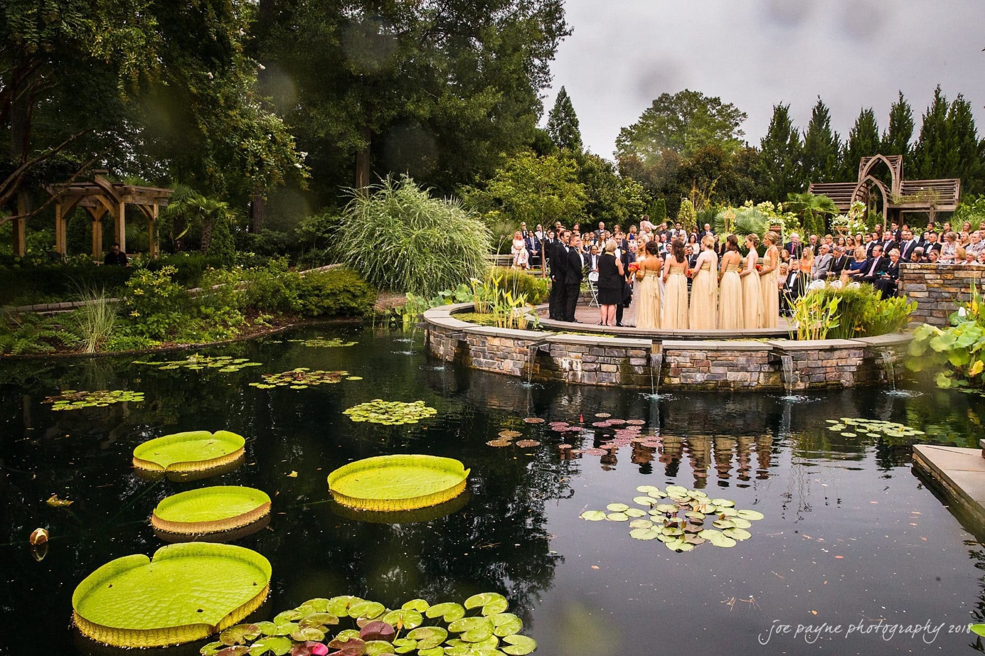 angle amphitheater at duke gardens wedding - katherine & andy