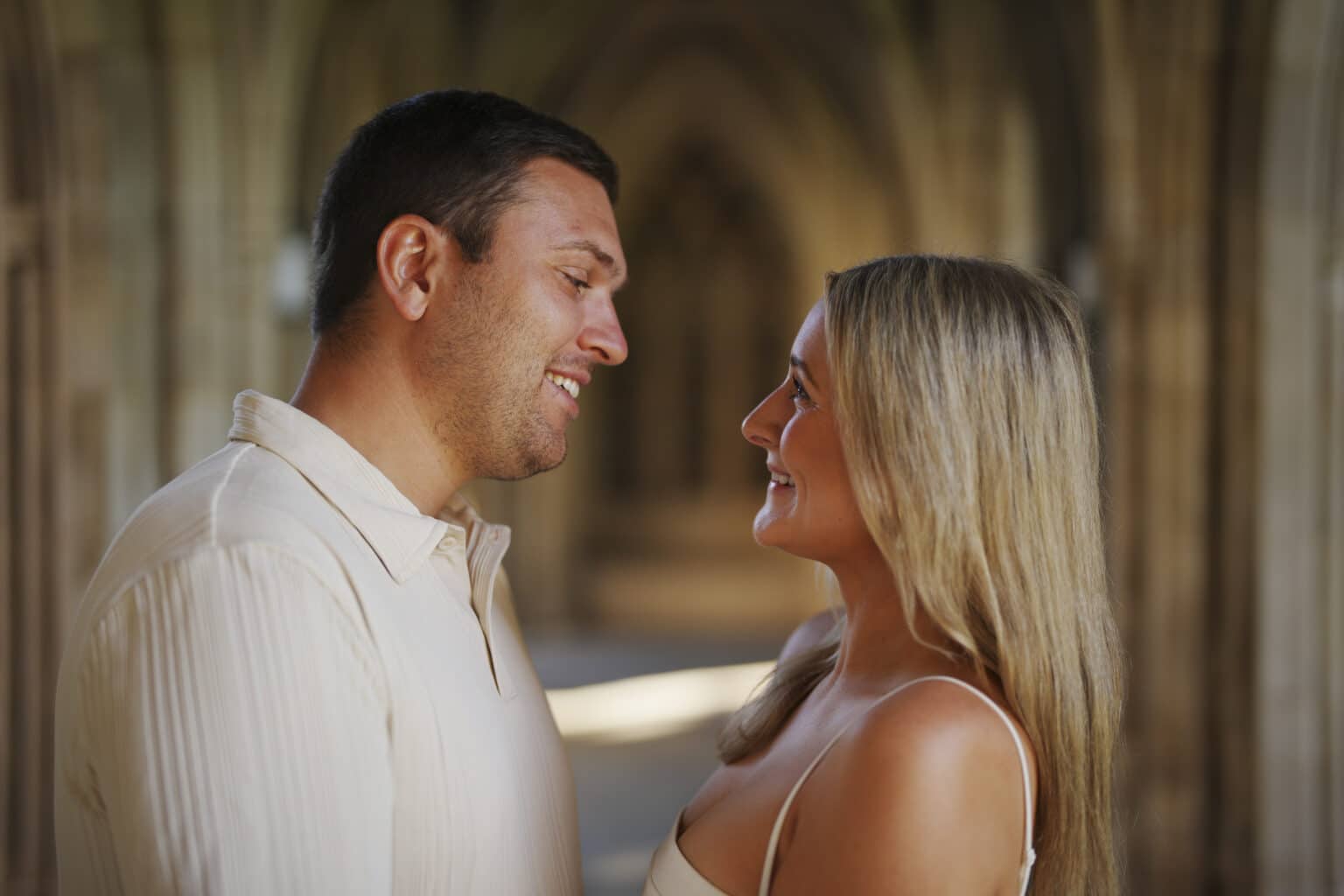 Duke university engagement session - maura & conner